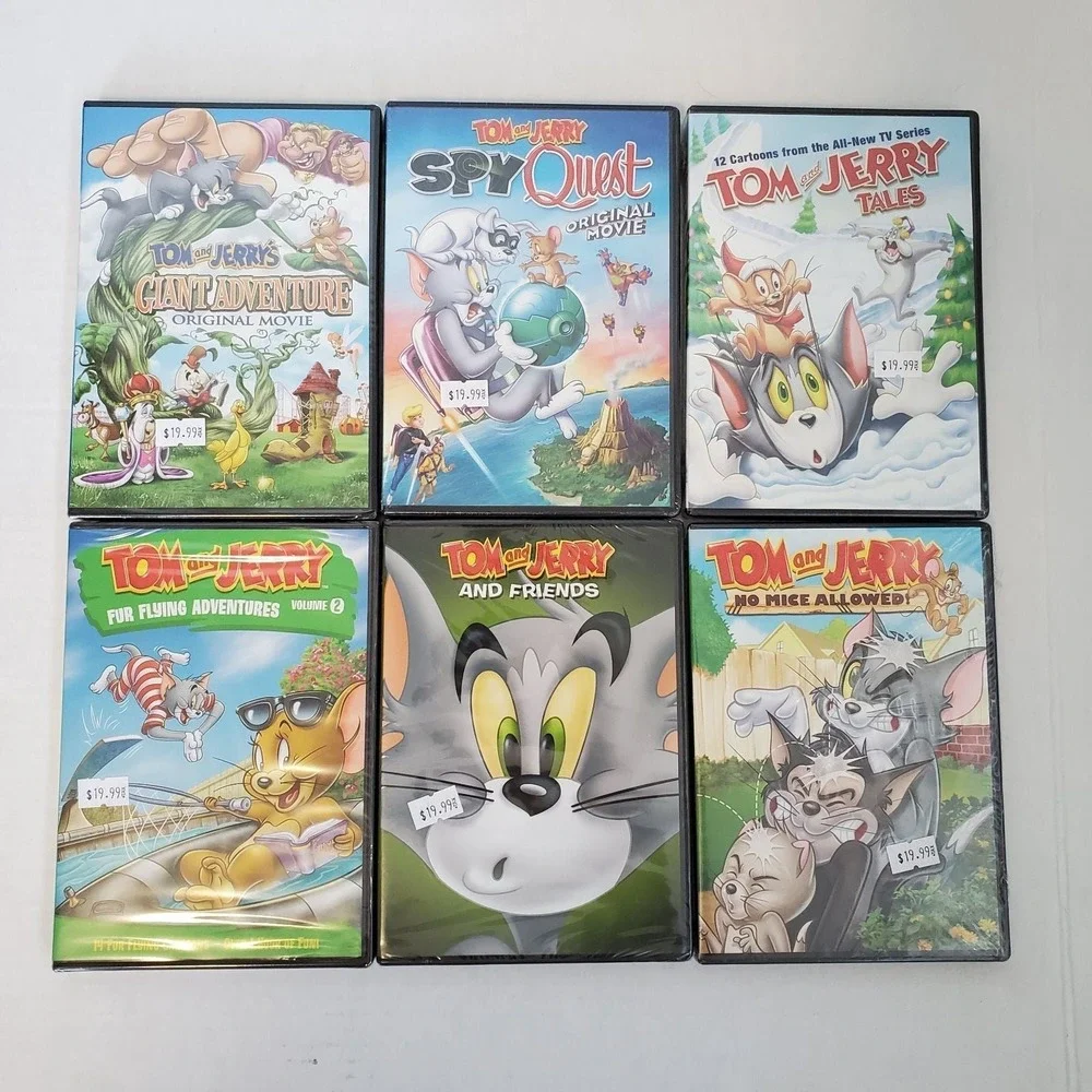 Warner Bros. | Media | Tom And Jerry Dvd Lot 6 Movie Set Giant ...